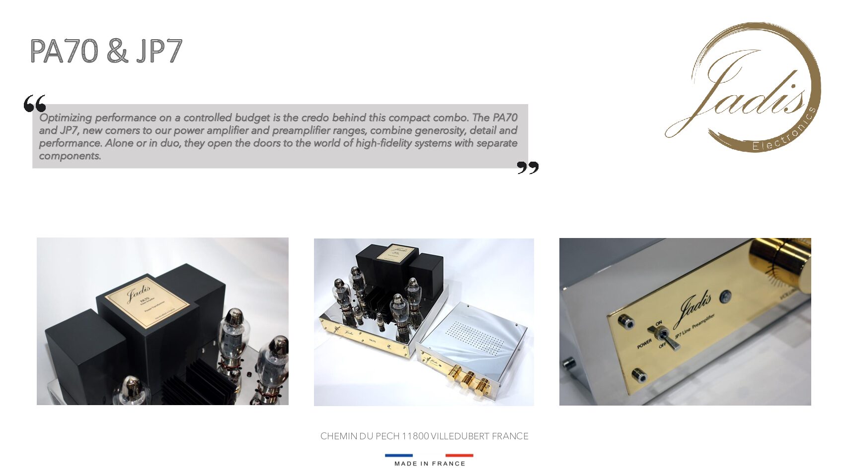 Jadis JP-7 - Hansted Audio